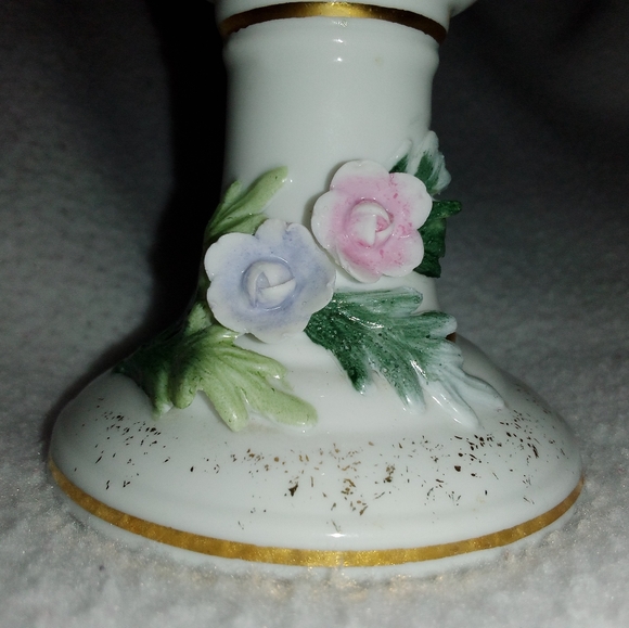 Lefton | Art | Lefton China Hand Painted Bird Bath Candle Stick Holder ...